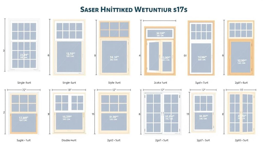 Standard Replacement Window Size Charts: Complete Guide and Measurements – Affordable Premium ...