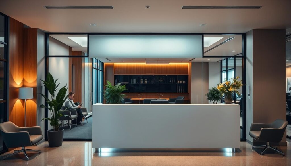 Front Desk Window: Design Ideas for Office Reception – Affordable ...